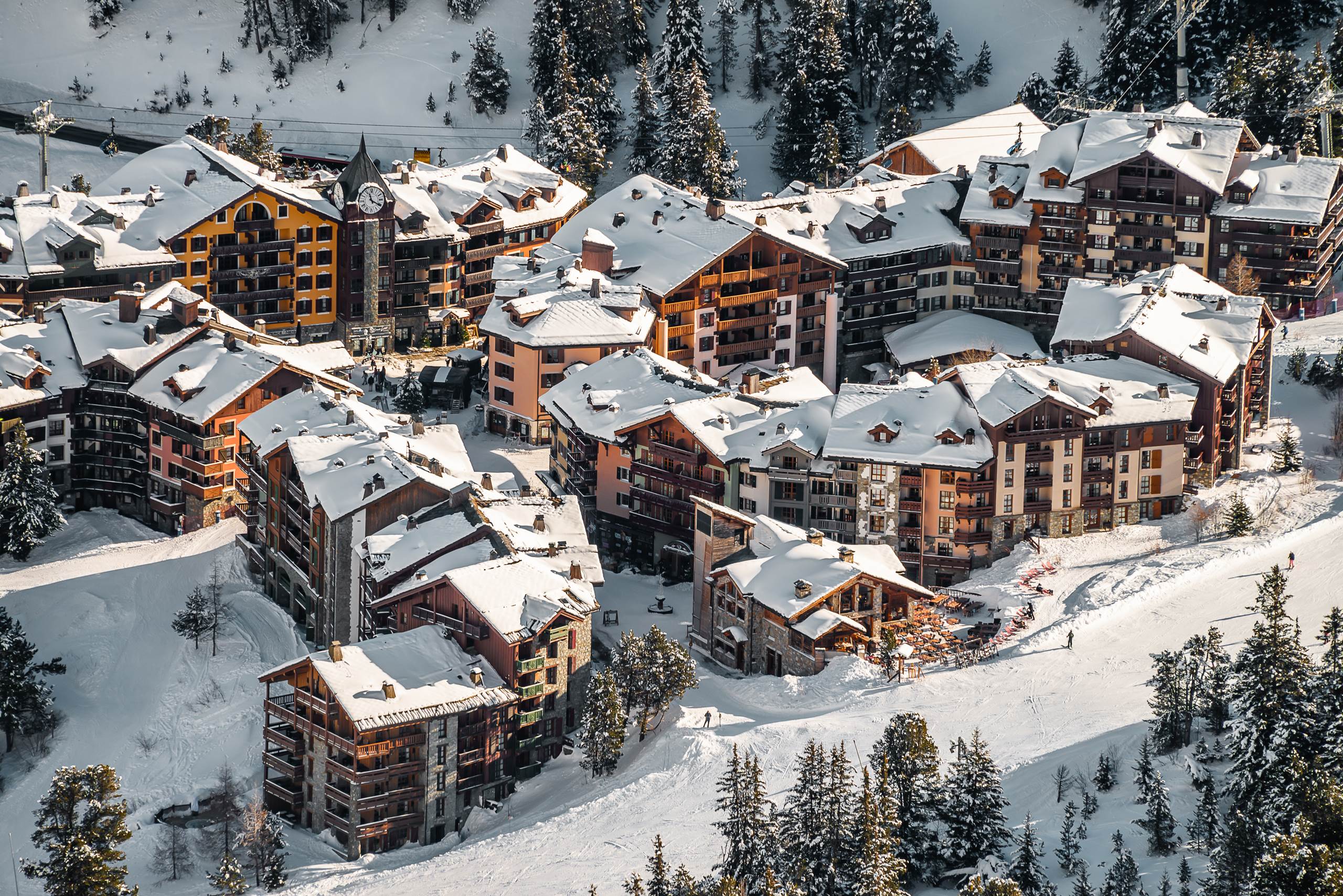 Plan du village | Arc 1950, station de ski des Arcs