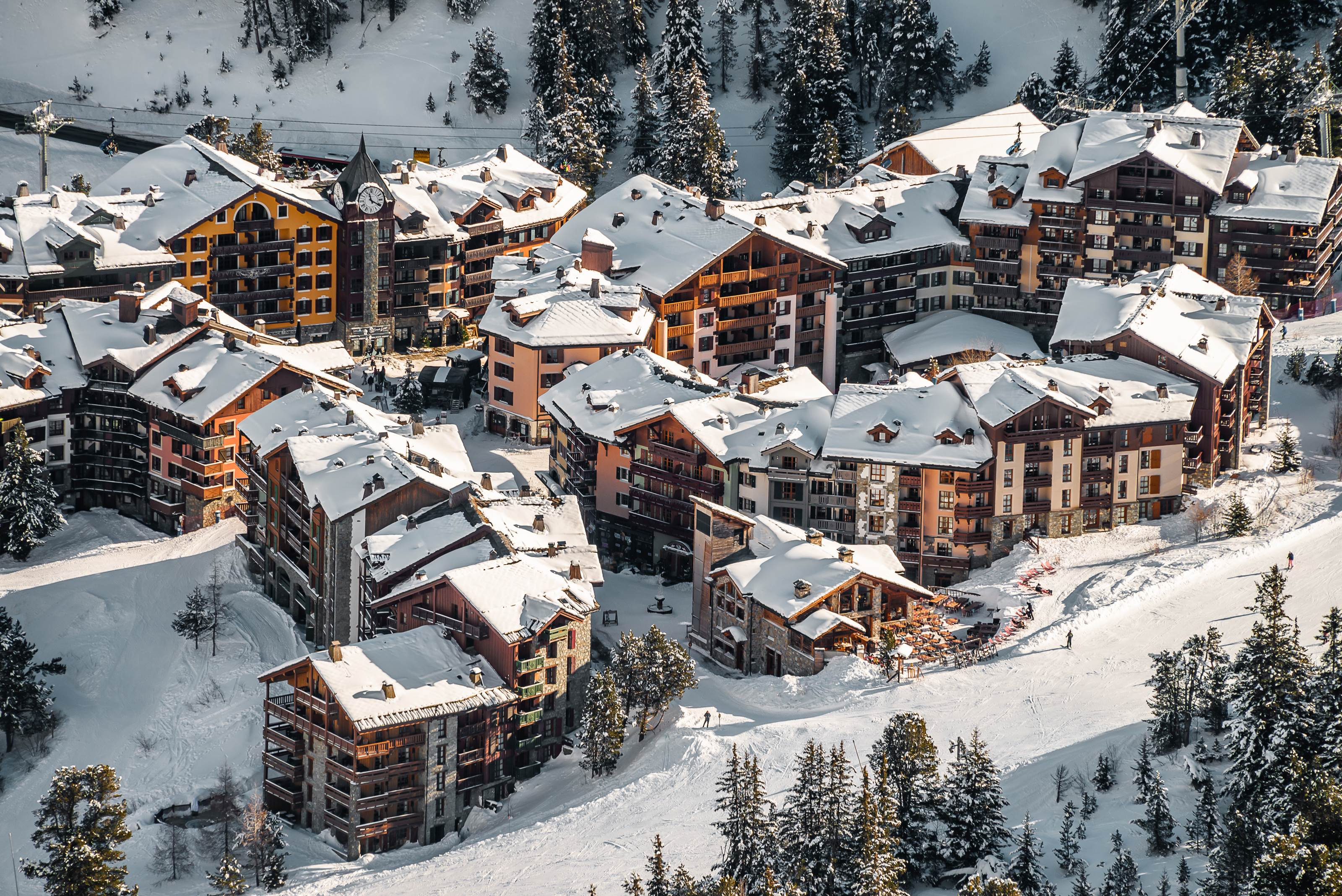 Village Map | Arc 1950, ski resort of Les Arcs